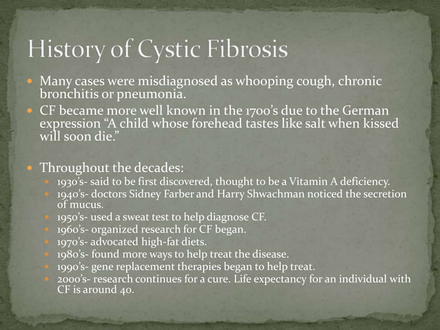 Cystic Fibrosis | PPT