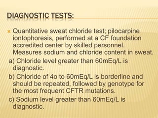 Cystic fibrosis | PPTX