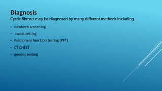 Cystic fibrosis | PPTX