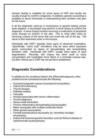 Charcot-Marie-Tooth disease | DOCX