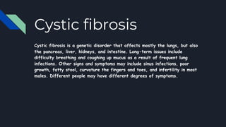 Cystic fibrosis Team 10 | PPTX | Lung and Respiratory Health | Diseases ...