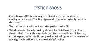 CYSTIC FIBROSIS.pptx for medical students | PPT