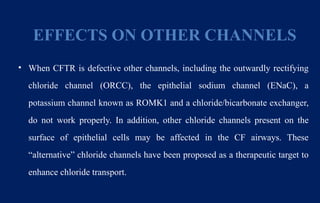 CYSTIC FIBROSIS - TYPES CAUSES AND FUNCTIONAL CLASSES OF CFTR GENE ...