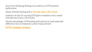 Cystic fibrosis and general facts or info.pptx