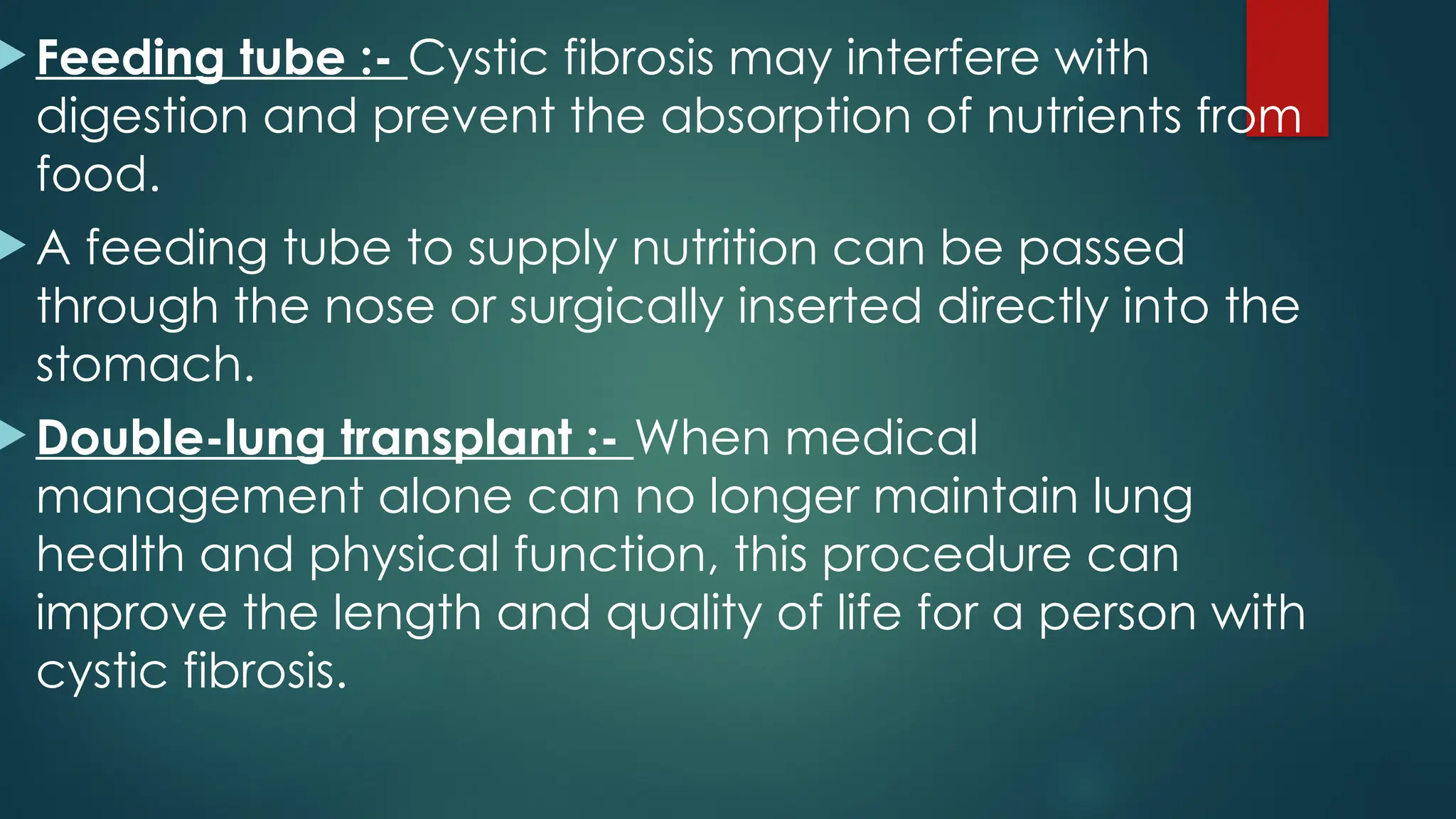 cystic fibrosis.ppt..................... | PPT
