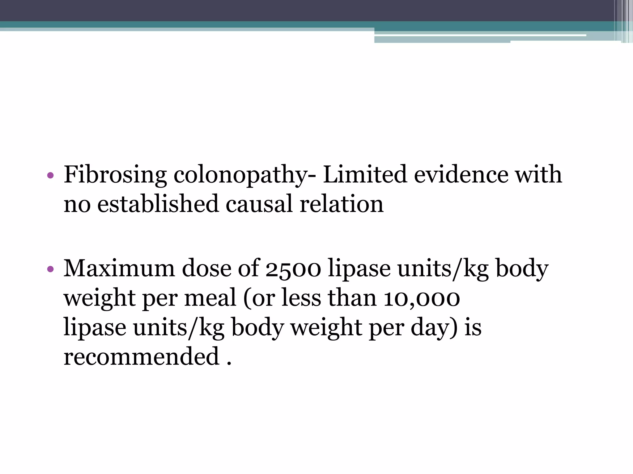 Cystic fibrosis creon & stool elastase | PPTX