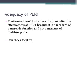 Cystic fibrosis creon & stool elastase | PPT