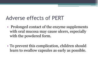 Cystic fibrosis creon & stool elastase | PPT