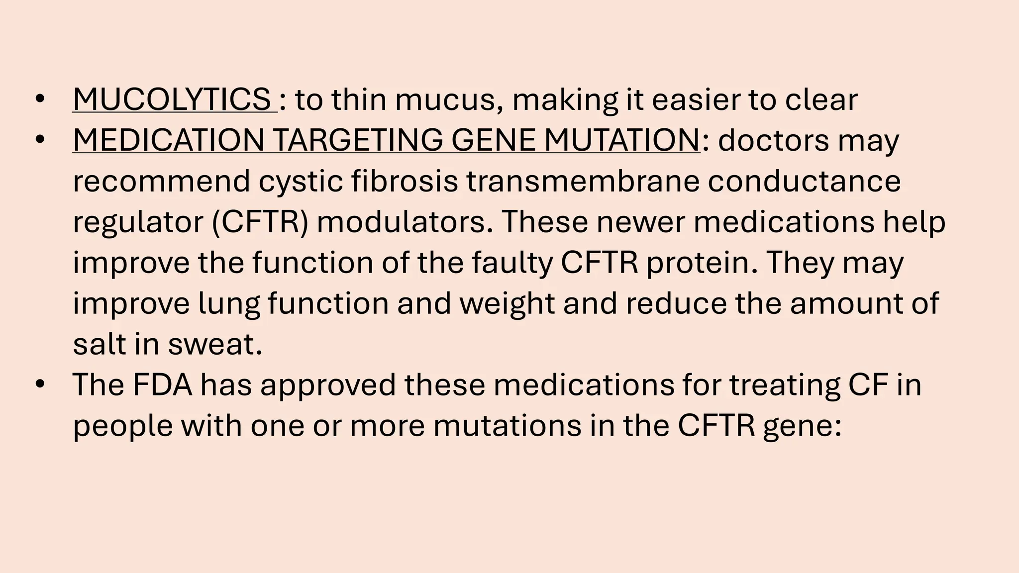 cystic fibrosis:it is a autosomal recessive disease | PDF