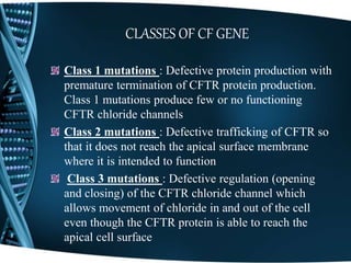 Cystic fibrosis (genetics) | PPTX