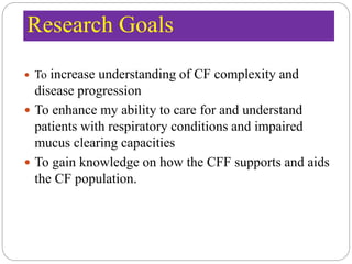 Cystic fibrosis foundation | PPTX