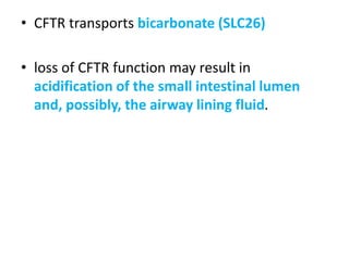 Cystic fibrosis genetics and pathogenesis | PPTX