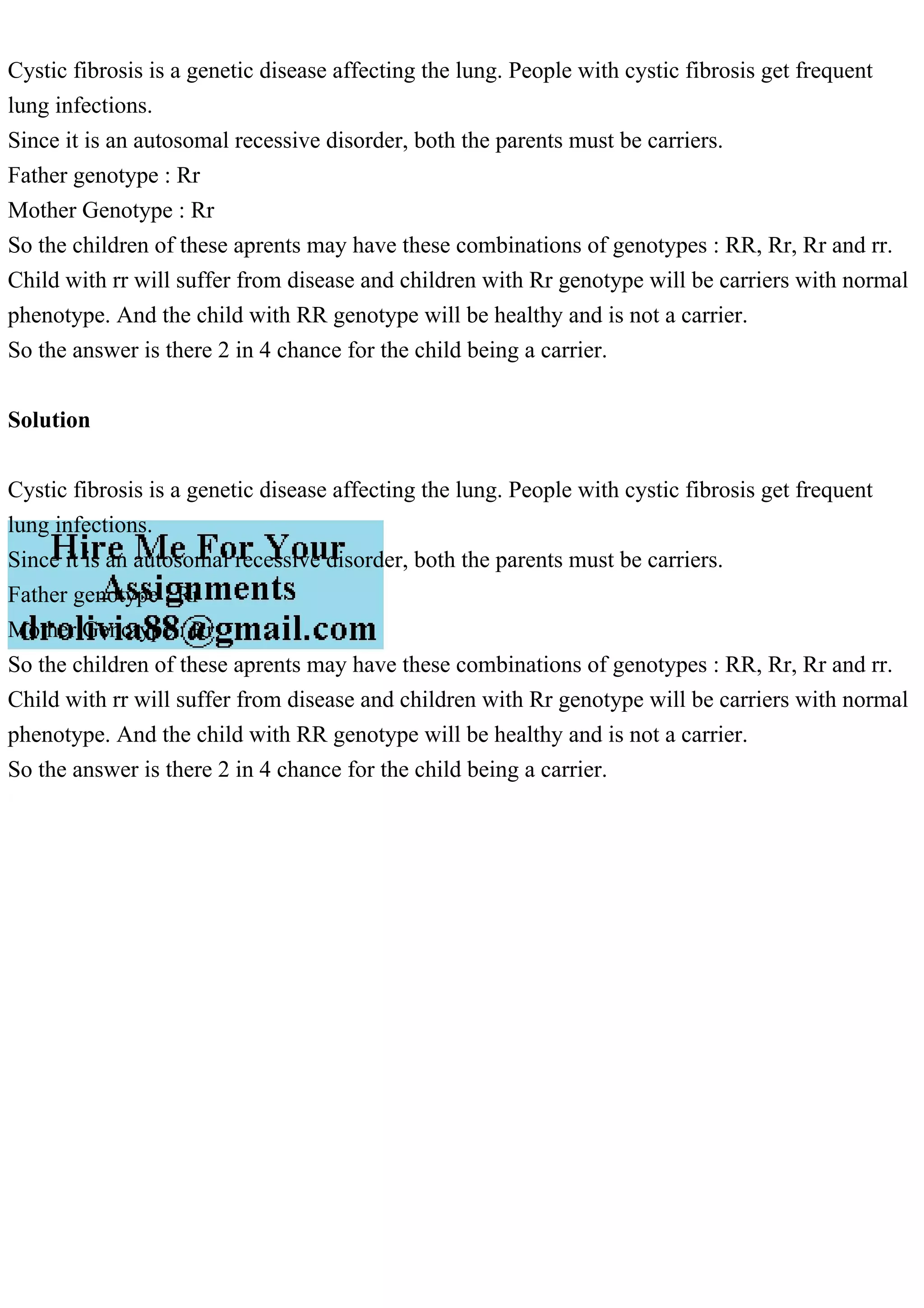 Cystic fibrosis is a genetic disease affecting the lung. People with.pdf