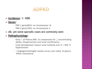 Cystic kidney diseases | PPTX