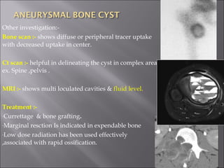 Cystic lesion of bones | PPT