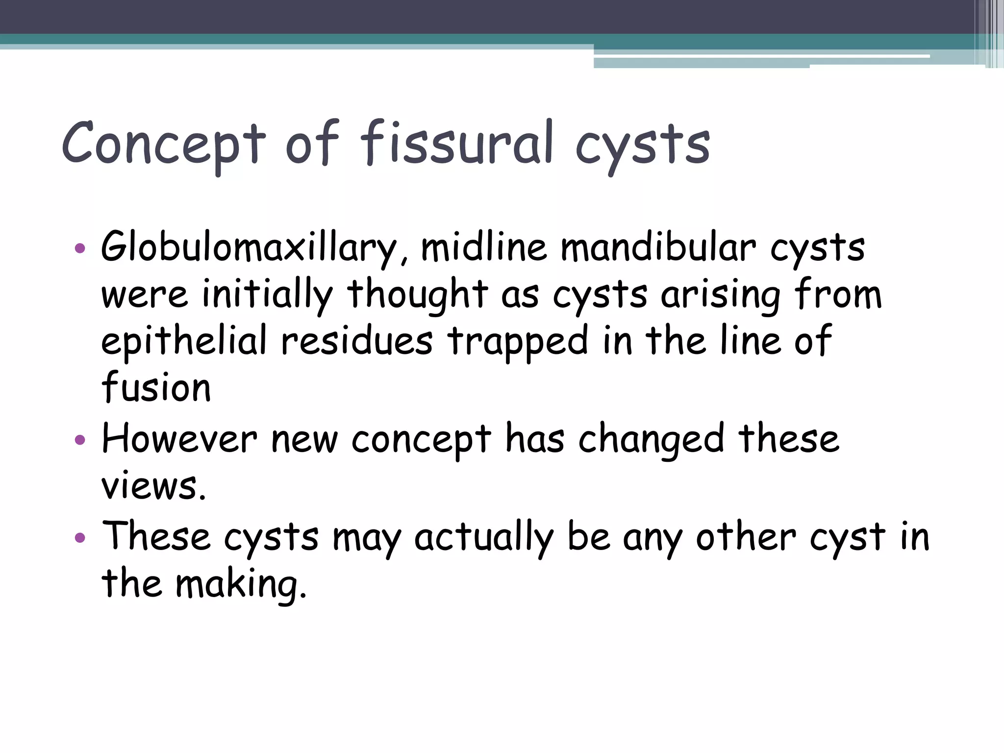 Cystic lesions in oral cavity | PPTX