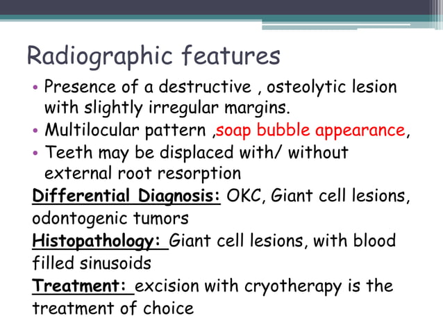 Cystic lesions in oral cavity | PPTX | Bone and Joint Conditions ...