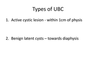 Cystic lesions of bone | PPTX