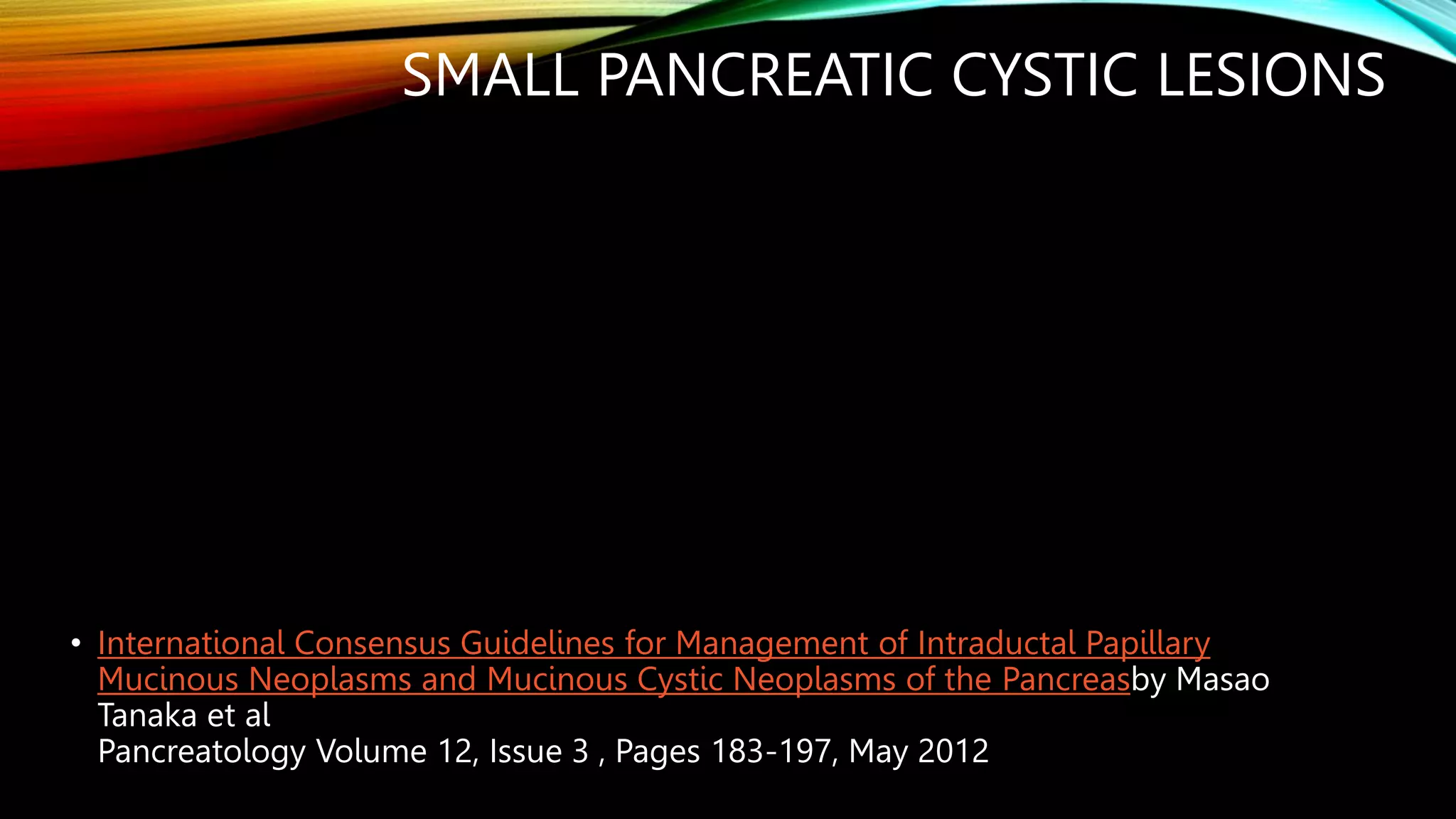 Cystic Lesions of the Pancreas upd.pptx