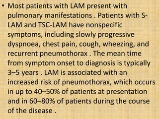 Cystic lung disease | PPTX