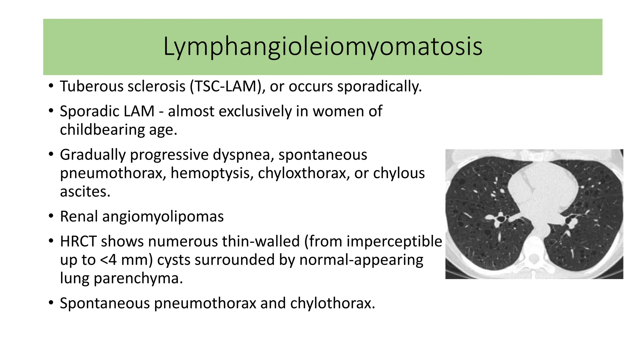 CYSTIC LUNG DISEASES - types and Radiology.pptx