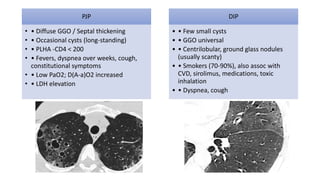 CYSTIC LUNG DISEASES - types and Radiology.pptx