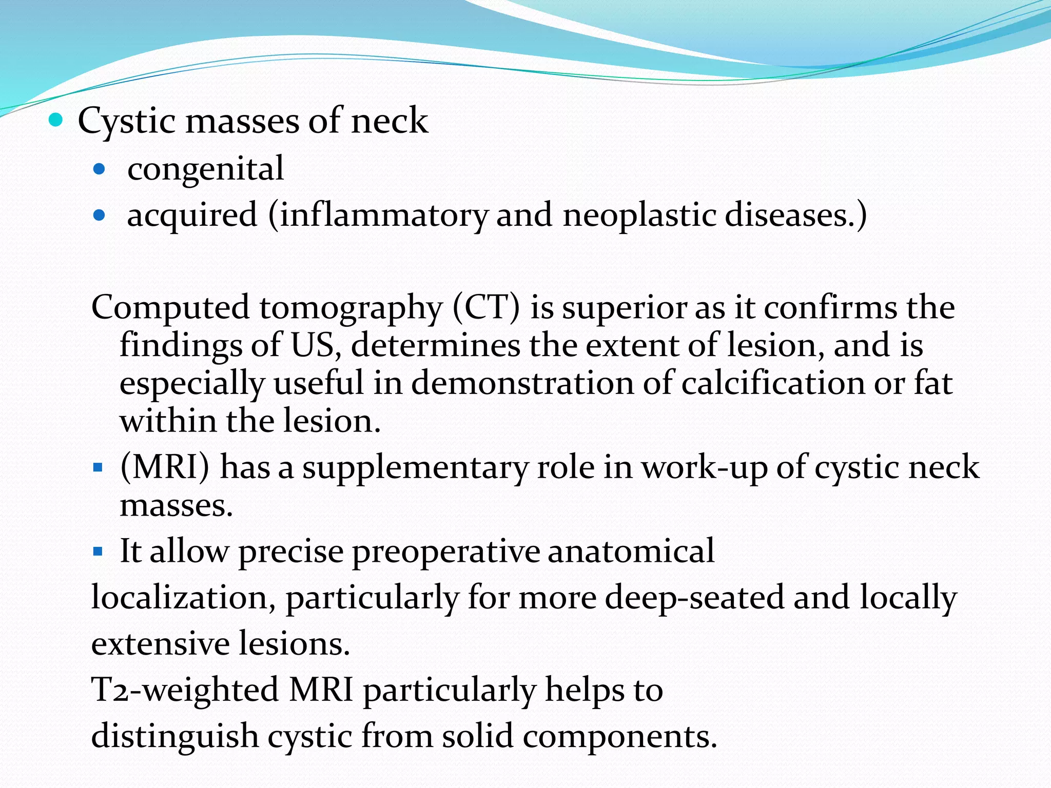 Cystic masses of neck | PPTX