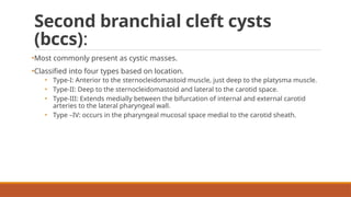 CYSTIC NECK MASSES adults and pediatrics presentation | PPTX