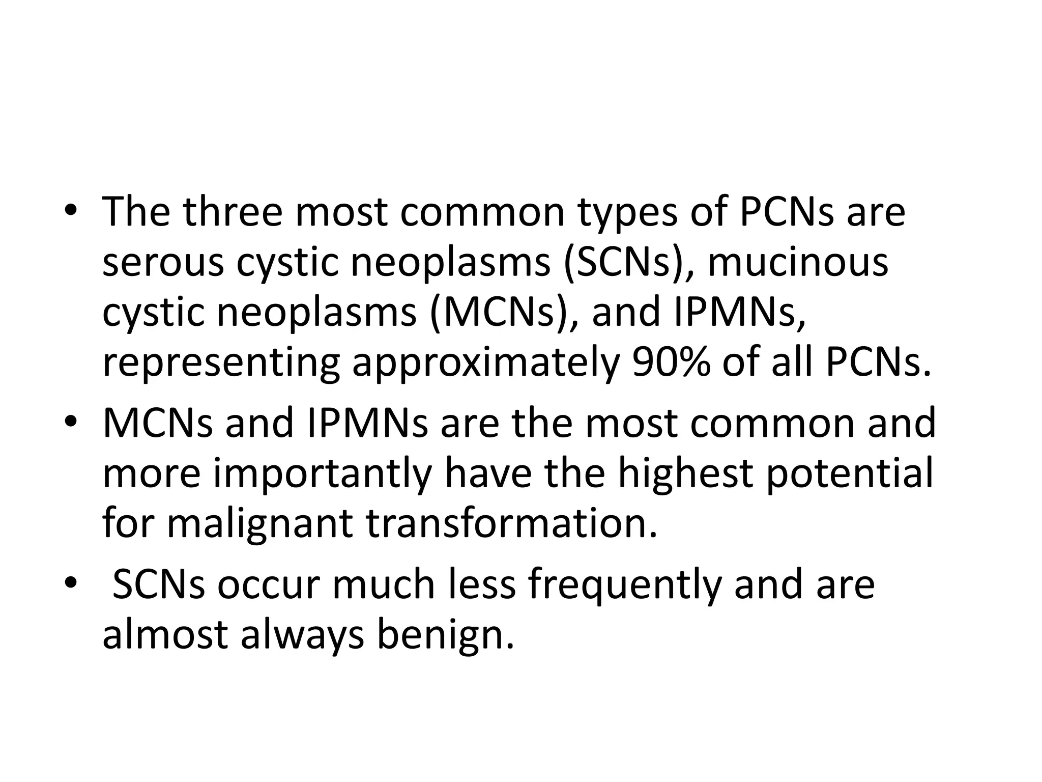 Cystic neoplasm of pancreas | PPTX