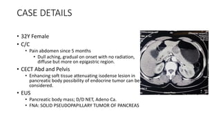 cystic neoplasm of pancreas | PPTX