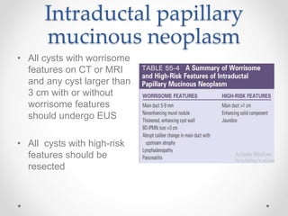 Cystic neoplasm of pancreas | PPTX