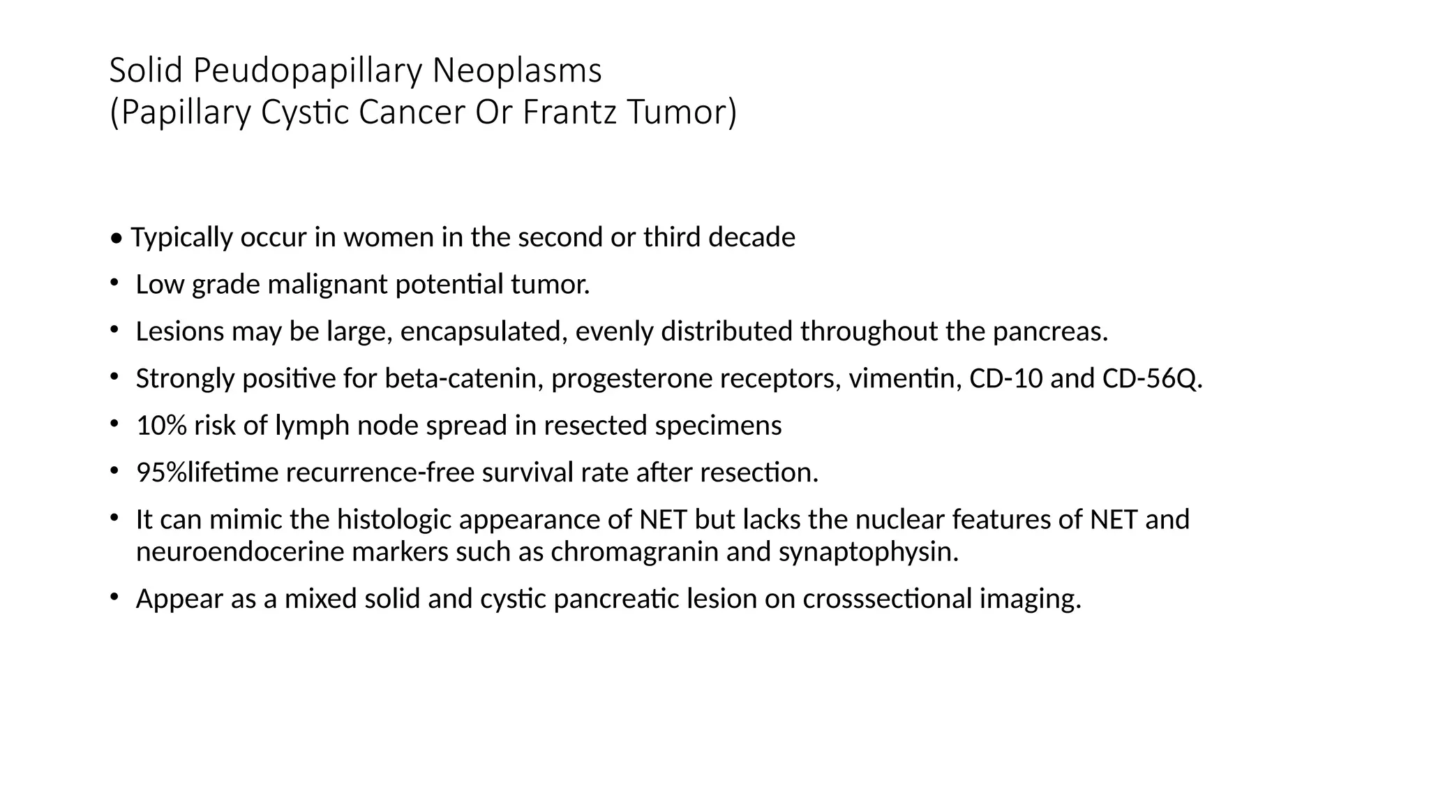 Cystic neoplasm of pancreas diagnosis and management.pptx
