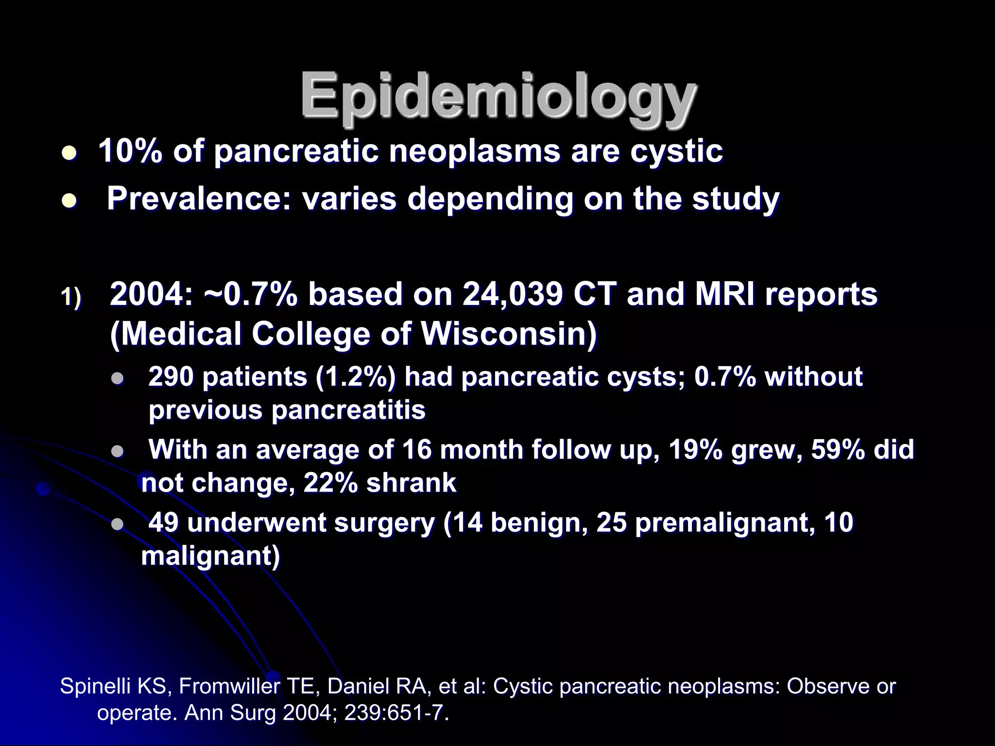 Cystic neoplasm pancreas | PPT