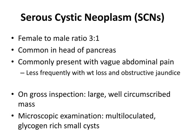 basics on Cystic neoplasms of the pancreas.pptx