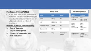 Cystic ovarian degeneration Dr. Najmu Saaqib Reegoo DVM | PDF