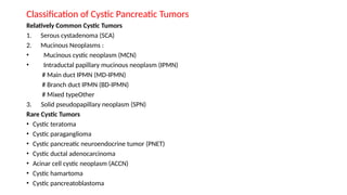 CYSTIC PANCREATIC TUMORS AND NEUROENDOCRINE TUMORS OF PANCREAS.pptx