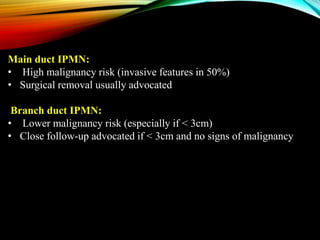 IMAGING OF CYSTIC PANCREATIC TUMOURS | PPTX
