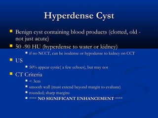 Cystic Renal Disease | PPT