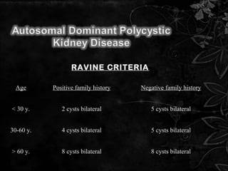 Cystic renal diseases | PPT