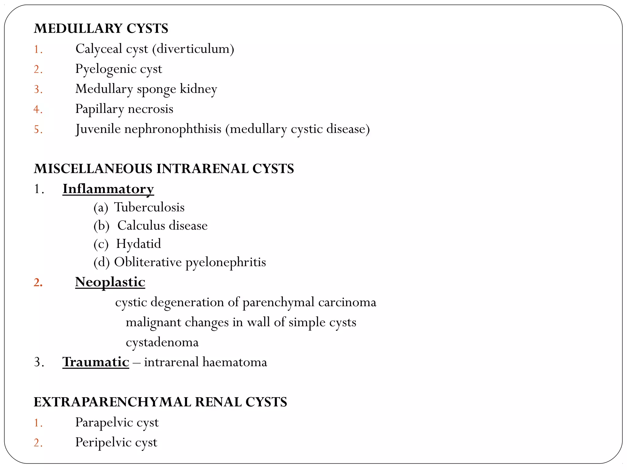 Cystic renal masses | PPT