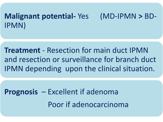Cystic tumours of pancreas | PPTX