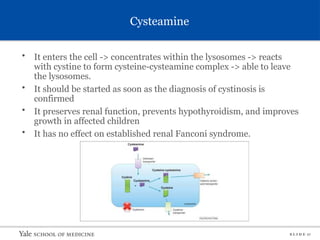 cystinosis-Introduction, diagnosis and management | PPTX