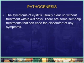 Cystitis INFLAMMATION OF URINARY BLADDER | PPTX