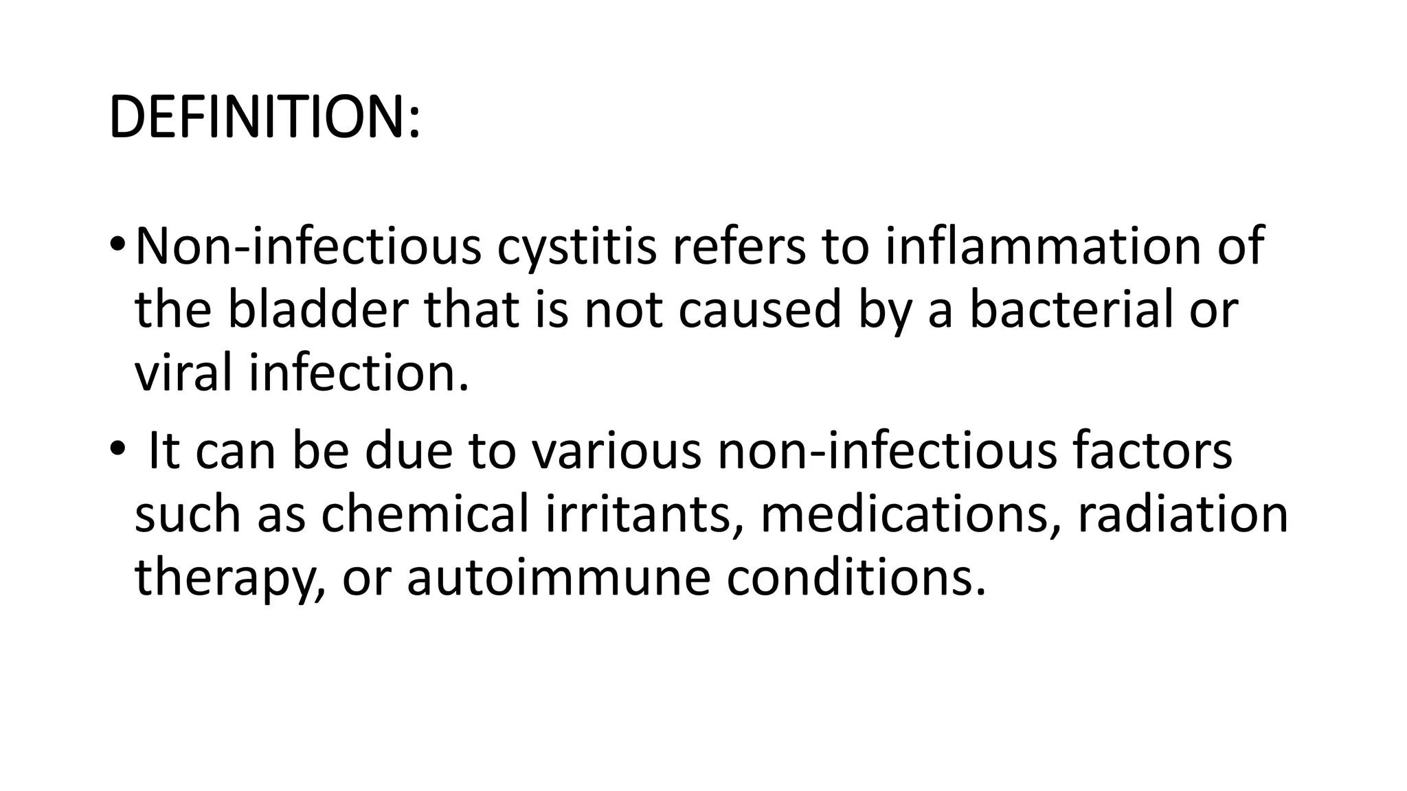 CYSTITIS, Inflamation of the bladder, the organ that store urine | PDF ...