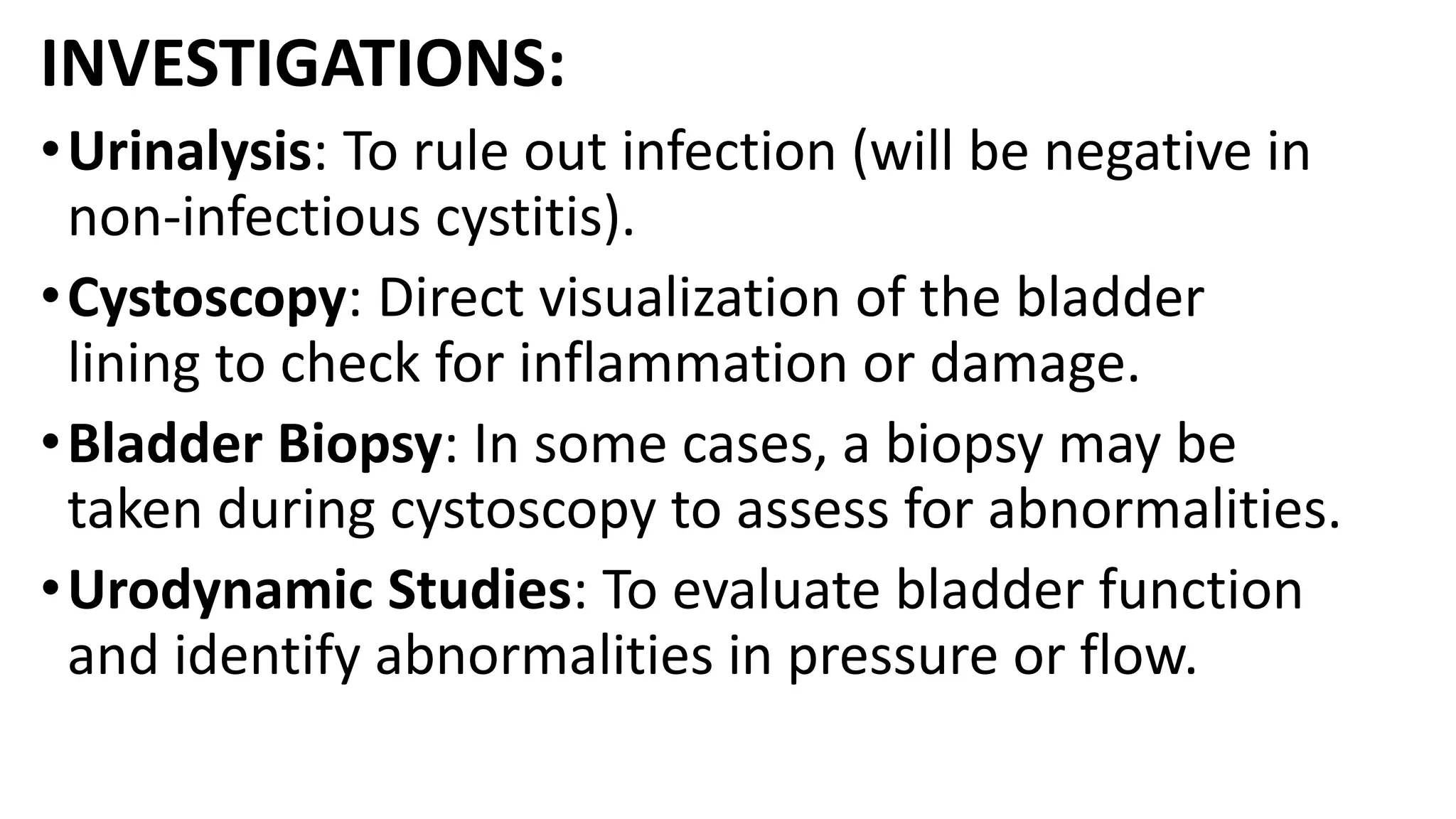 CYSTITIS, Inflamation of the bladder, the organ that store urine | PDF ...