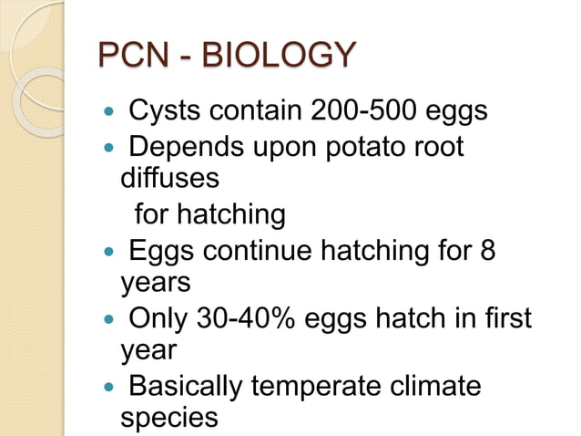 Cyst nematodes in india | PPTX