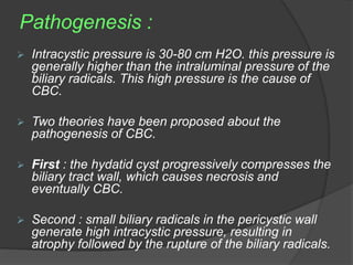 cystobiliary fistula a common complication of hepatic hydatid cyst .pptx