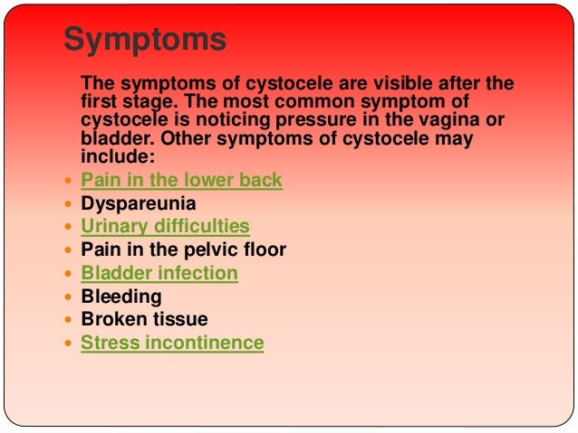 Cystocele