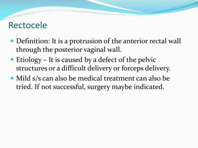 CYSTOCELE AND RECTOCELE.pptx