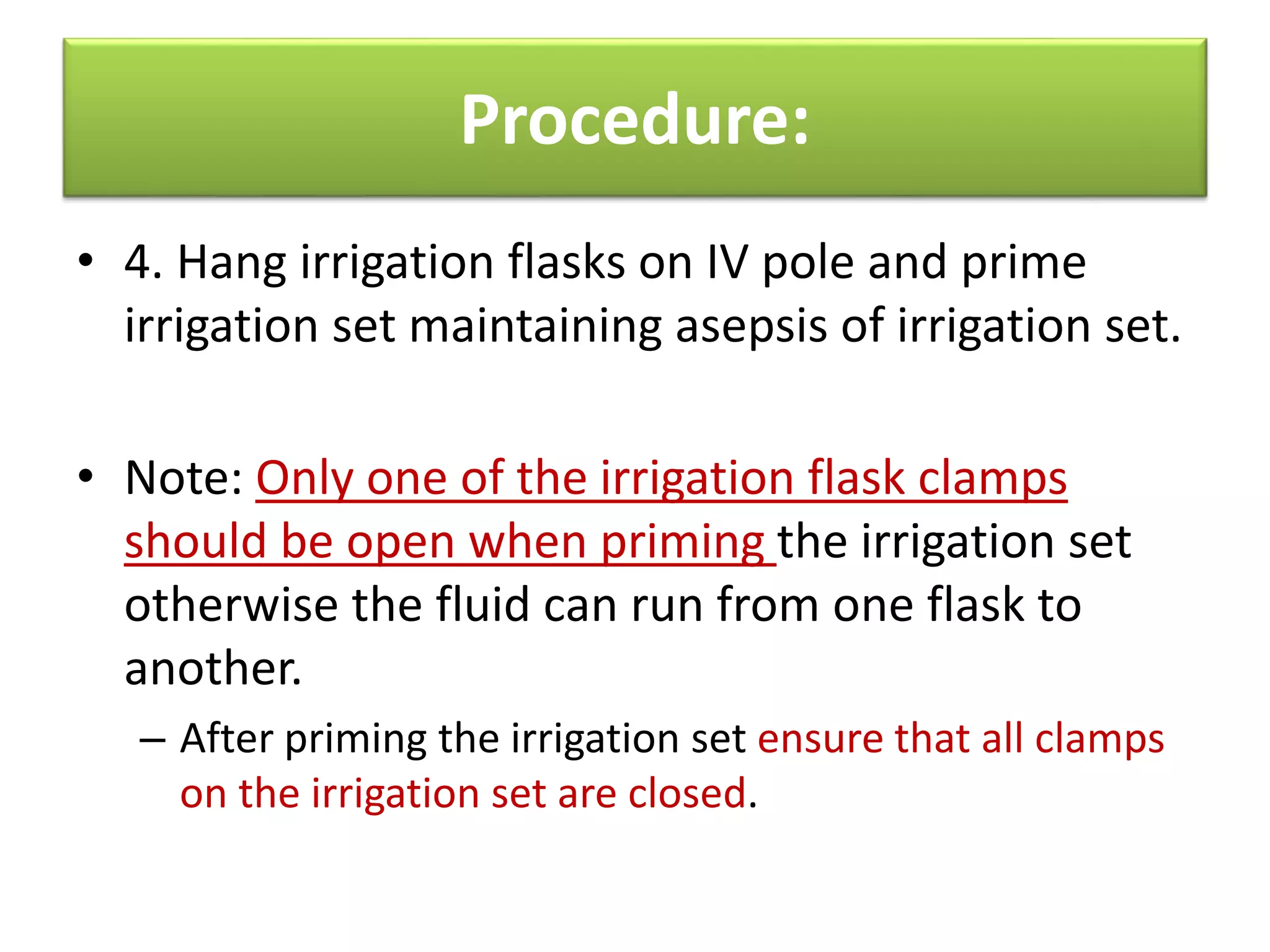 Cystoclysis bladder irrigation | PPTX